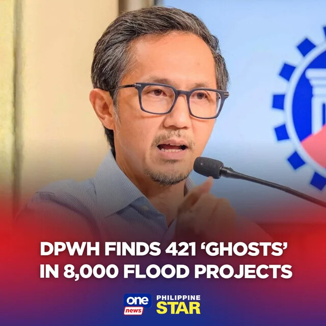 Dizon: At least 421 in 8,000 flood control projects are “ghost ...